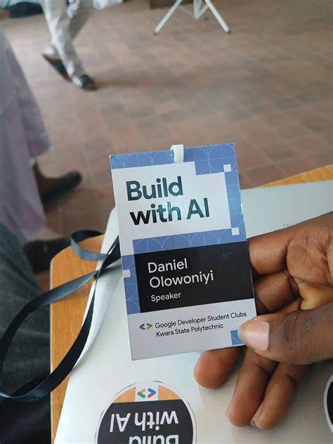 Daniel Olowoniyi On Linkedin Buildwithai Gdsckp Buildwithaikp