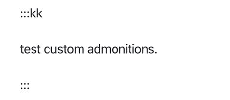 V Custom Configuration For Remark Admonitions Does Not Work Issue Facebook