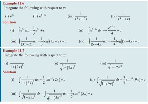 Integrals Of The Form Ax B Equation Solved Example Problems Mathematics