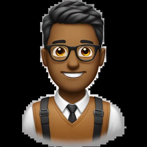 Nerd Emoji With The Low Taper Fade Emoji Ai Emoji Generator