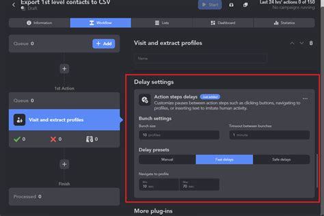 Export Your Linkedin Contacts To A Csv File Visit And Extract Profiles Template Linked Helper