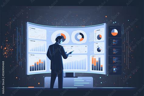 Business Analytics And Data Management System Data Analyst Creating Insight Dashboard With