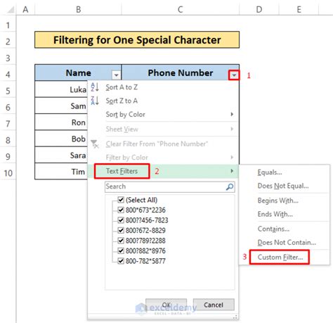 How To Filter Special Characters In Excel An Easy Guide