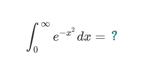 Solution The Gaussian Integral Art Of Mathematics