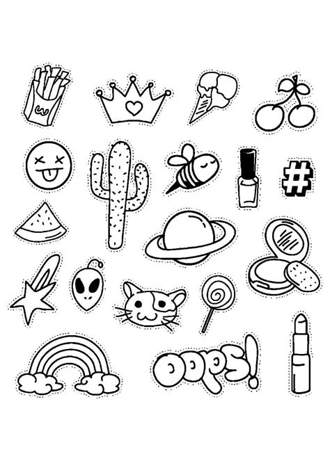 Разукрашка Эстетика 70 фото