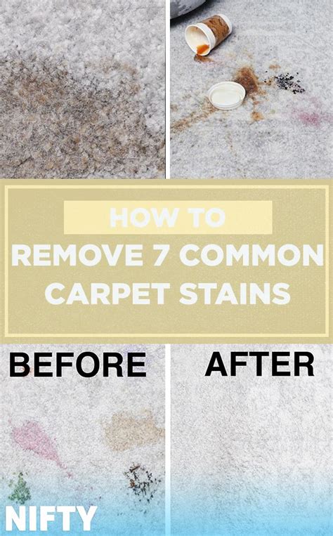 How To Remove 7 Common Carpet Stains Stain Remover Carpet Carpet Stains Cleaning Carpet Stains