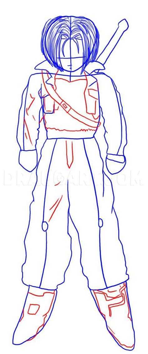 How To Draw Trunks Drawing Step By Step By Dawn DragoArt