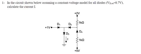 Solved In The Circuit Shown Below Assuming A Chegg