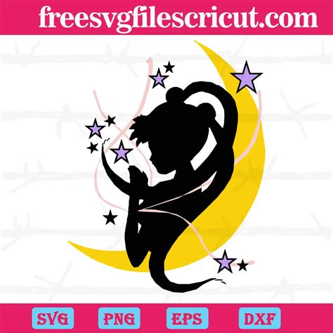 Usagi Tsukino Sailor Moon Transparent Background Scalable Off