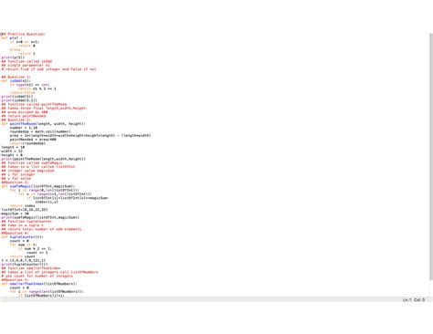Hw Practice Materials CS Studocu