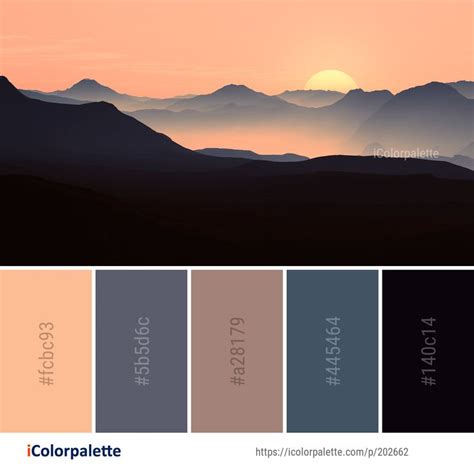 Dawn Color Palette Ideas From Sky Images