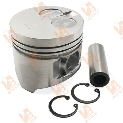 Std 76mm Piston Kit For Yanmar 3tnv76 Engine Spare Parts