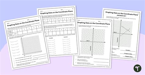 coordinate graphs worksheets graphing and data worksheets resources