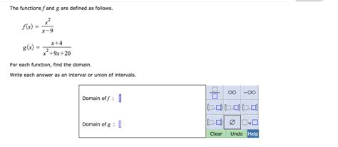 solved the functions f and g are defined as follows f x