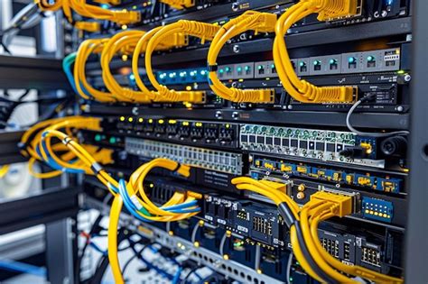 Simplicity And Functionality In Server Room Setup Premium Ai