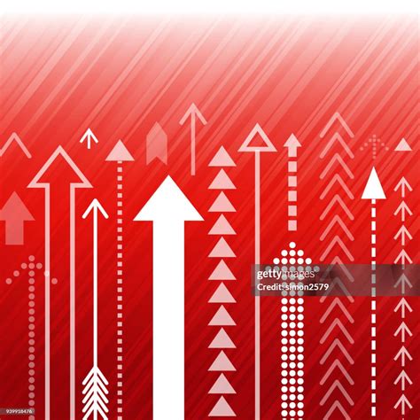 Red Color Background With Fading White Direction Arrow Pattern High Res Vector Graphic Getty