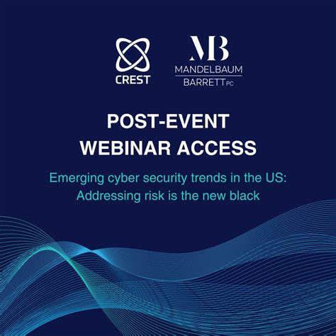 Crest On Linkedin Emerging Cyber Security Trends In The Us Addressing Risk Is The New Black