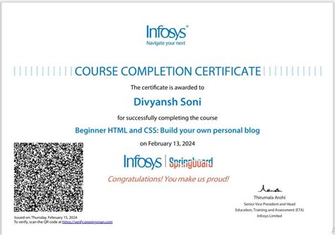 Divyansh Soni On Linkedin Infosysspringboard Lnct