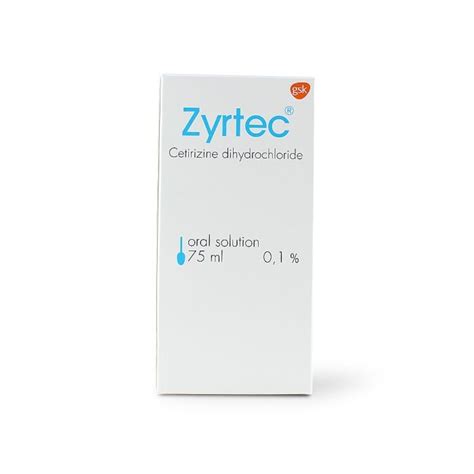Buy Zyrtec 5 Mg 5 Ml Oral Solution 75 Ml Online In Uae Al Ain Pharmacy