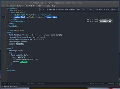 Emacs 如何支持vue 代码编辑和开发 Spacemacs Emacs China