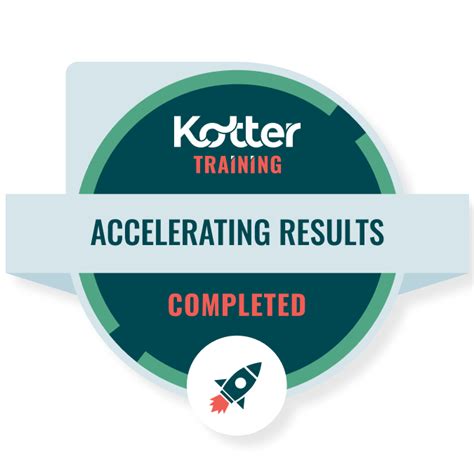 Accelerating Results Course Completion Credly