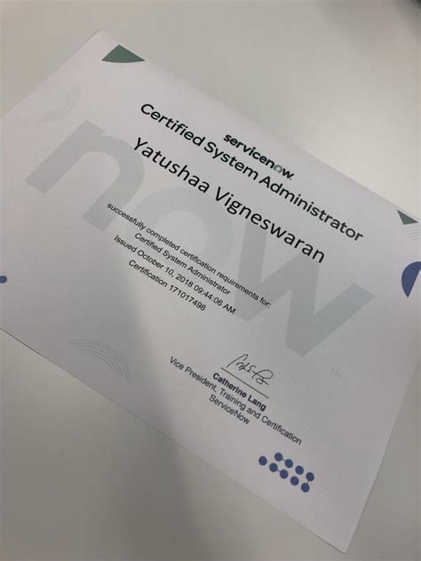 Yatushaa Vigneswaran On Linkedin I‘m Now A Servicenow Certified System Administrator☺️