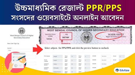 WBCHSE HS Result PPR PPS Process কভব অনলইন আবদন করবন পমনট সব কছ দখ নন EduTips