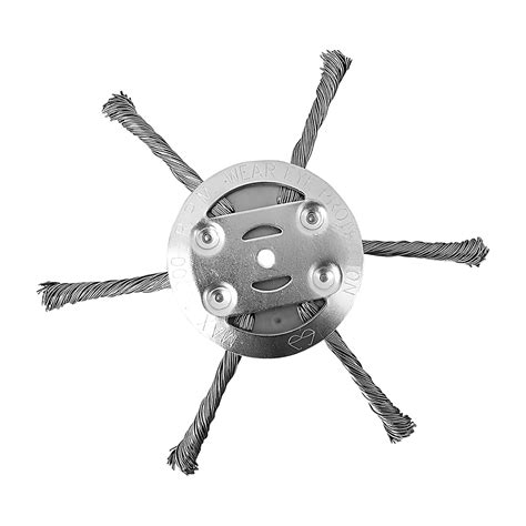 Heavy Duty 6 Head Steel Wire Grass Trimmer Head Universal Lawn Mower