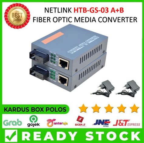 Promo Netlink Gigabit Fiber Converter HTB GS 03 A B Ethernet Media Converter Diskon 9 Di Seller