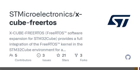 Github Stmicroelectronicsx Cube Freertos X Cube Freertos Freertos™ Software Expansion For