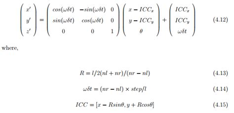 Differential Drive Robot Kinematics Mathematical Modeling Robotics