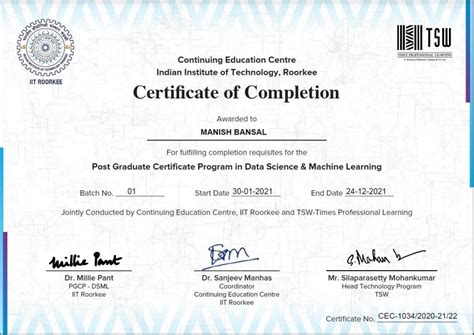 Manish Bansal On Linkedin Iitroorkee Thankyou Machinelearning