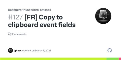 Fr Copy To Clipboard Event Fields · Issue 127 · Betterbird