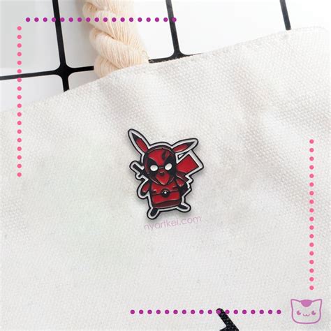 Pin Pokémon Pikachu Deadpool Nyart Kei