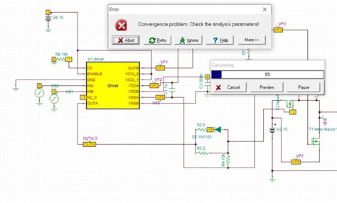 Im Having Trouble Simulating A Buck Converter On Tina Simulation Hardware And System Design