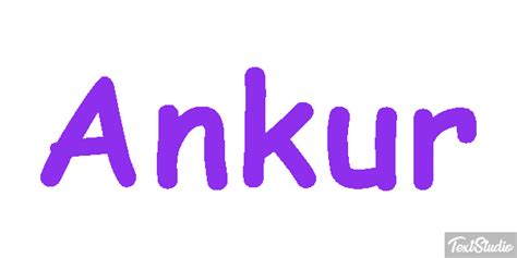 Ankur Name Animated  Logo Designs