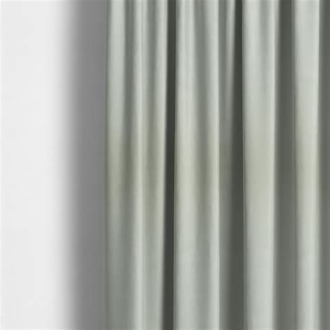 Zouk Plain Durable Velvet Brushed Cotton Effect Upholstery Fabric Cloud