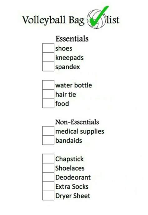 Volleyball Essentials Volleyball Bag Volleyball Workouts Volleyball