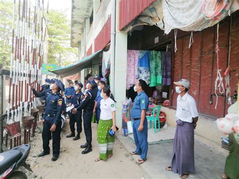 ရခိုင်ပြည်နယ် မောင်တောမြို့၌ မြို့မဈေးကြီး မီးဘေးအန္တရာယ်ကြိုတင်ကာကွယ်နိုင်ရေးအတွက် ဈေးဆိုင်မ