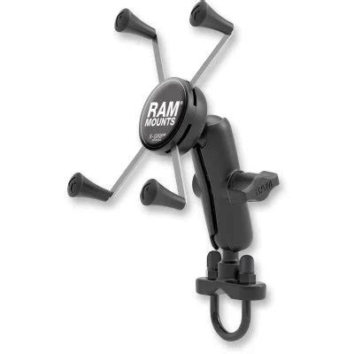 Ram Mount Handlebar Rail Mount With U Bolt Base And Universal X Grip