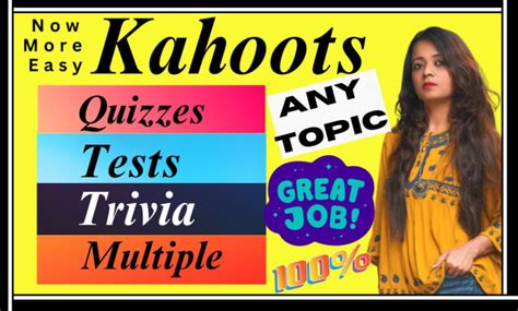 create kahoot quizzes trivia tests mcqs questions jotform etc by