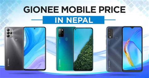 Gionee Mobiles Price In Nepal Latest Gionee Smartphones In Nepal