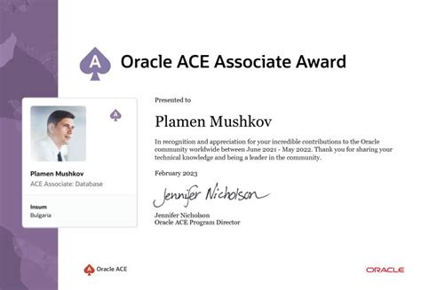 plamen mushkov on linkedin orclapex oracleace oraclecommunity tech