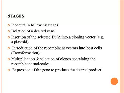 Recombinant Dna Technology Orig Pdf Biotech And Biomedical Industry Industries