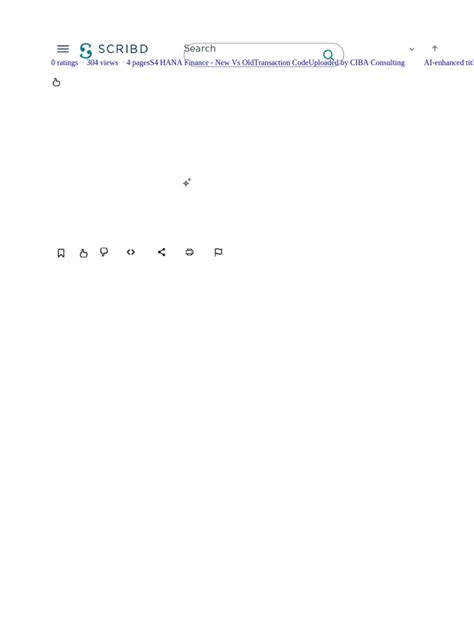 S4 Hana Finance New Vs Old Transaction Code Pdf Depreciation