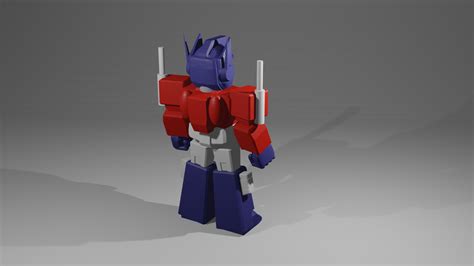 Stl File Optimus Prime Chibi・3d Printable Model To Download・cults