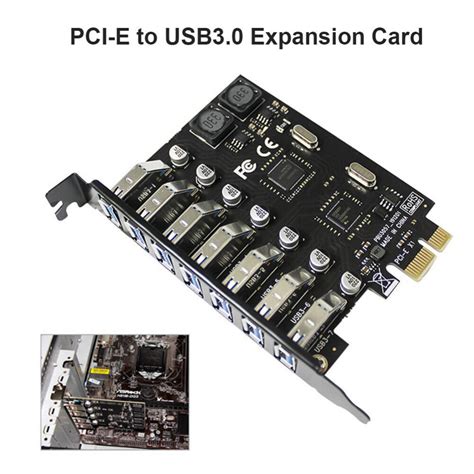 USB PCI E Expansion Card Ports USB Adapter PCI Express External Controller GameDude