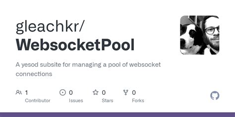 Github Gleachkrwebsocketpool A Yesod Subsite For Managing A Pool Of Websocket Connections