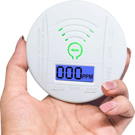 Carbon Monoxide Detector Replaceable Battery Operated Carbon Monoxide Alarm Detectors With