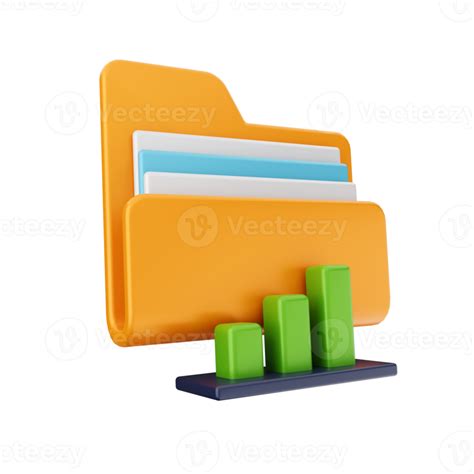 3d Folder File Icon Illustration 22360787 Png